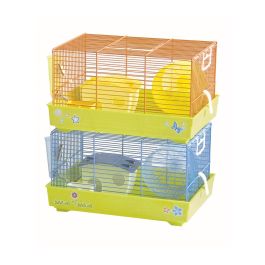Marchioro Knaagdierenkooi - Groen & Blauw - LUX 1 | Witjes Verzendhuis